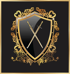 Ornamental corner frame Royalty Free Vector Image