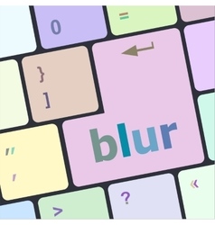 Computer keyboard with 24 7 key Royalty Free Vector Image