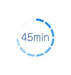 Estimated time required icon Royalty Free Vector Image