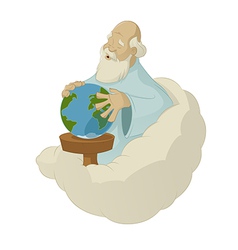 God create world Royalty Free Vector Image - VectorStock