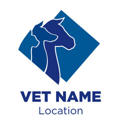 Vet logo Royalty Free Vector Image - VectorStock