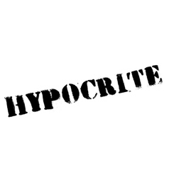 Hypocrite rubber stamp Royalty Free Vector Image