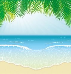 Four scenes of ocean waves Royalty Free Vector Image