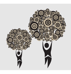 Abstract tree Royalty Free Vector Image - VectorStock