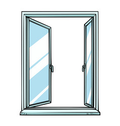 Open window Royalty Free Vector Image - VectorStock