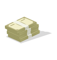Pile of cash icon Royalty Free Vector Image - VectorStock