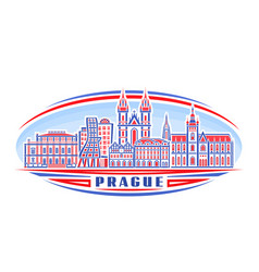 Logo for prague Royalty Free Vector Image - VectorStock