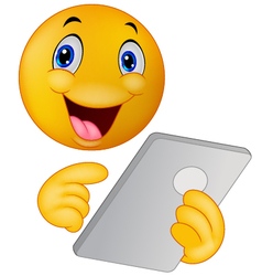 Thumb up emoticon Royalty Free Vector Image - VectorStock