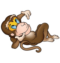Cartoon monkey Royalty Free Vector Image - VectorStock