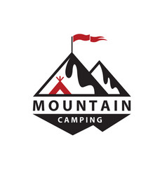 Mountain bike emblem Royalty Free Vector Image