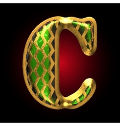 Golden figure Royalty Free Vector Image - VectorStock