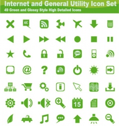 Web icons silver Royalty Free Vector Image - VectorStock