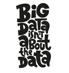 Data analysis big data statistics analytics Vector Image
