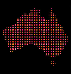 Dot australia map Royalty Free Vector Image - VectorStock
