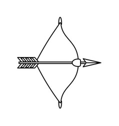 Arch bow arrow Royalty Free Vector Image - VectorStock