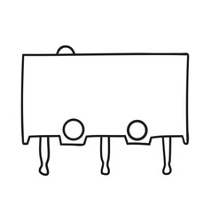 Winter holiday with christmas balls Royalty Free Vector