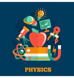 Physics seamless wallpaper Royalty Free Vector Image