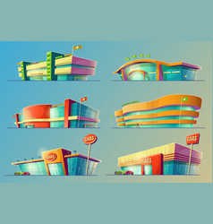 Set cartoon various Royalty Free Vector Image - VectorStock