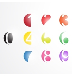 Seamless pattern with numbers Royalty Free Vector Image