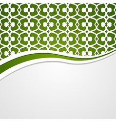 Green greeting card Royalty Free Vector Image - VectorStock