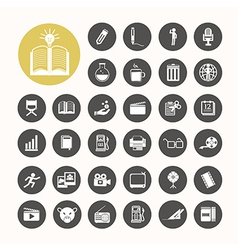 Icons set Royalty Free Vector Image - VectorStock