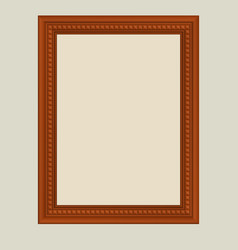 Brown frame Royalty Free Vector Image - VectorStock