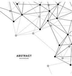 White neural network Royalty Free Vector Image