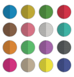 Flat blank web icon color round button Royalty Free Vector