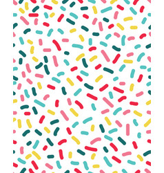Seamless pattern with confetti Royalty Free Vector Image