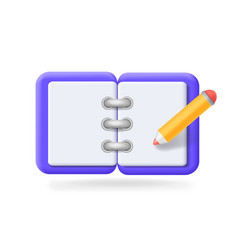 Note and pencil Royalty Free Vector Image - VectorStock