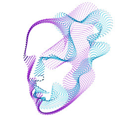Digital soul machine artificial intelligence Vector Image