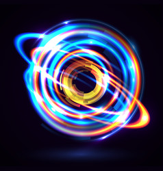 Circular lens flare Royalty Free Vector Image - VectorStock