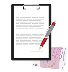 Document template Royalty Free Vector Image - VectorStock