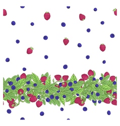 Berry border Royalty Free Vector Image - VectorStock
