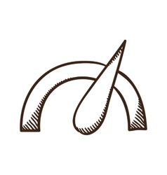 Car racing auto logo line art Royalty Free Vector Image