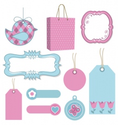 Tags and frames Royalty Free Vector Image - VectorStock