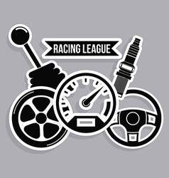 Racing design Royalty Free Vector Image - VectorStock