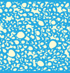 Sloppy circles random doodle dots seamless pattern