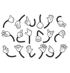Female hands gestures Royalty Free Vector Image