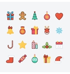 Christmas set Royalty Free Vector Image - VectorStock