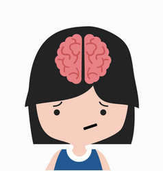 Student girl need a pee Royalty Free Vector Image