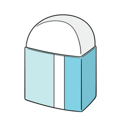 Set of eraser Royalty Free Vector Image - VectorStock