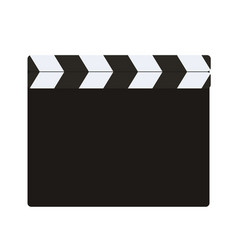 Blank director clapboard Royalty Free Vector Image