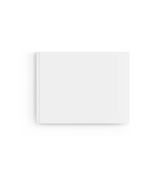 Blank book cover template Royalty Free Vector Image