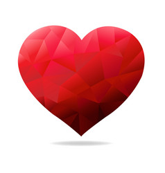 Red heart symbol Royalty Free Vector Image - VectorStock