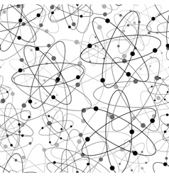 Seamless nuclear pattern Royalty Free Vector Image