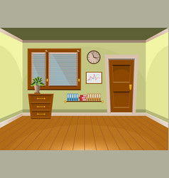 Cartoon apartment interior Royalty Free Vector Image