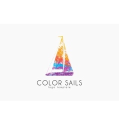 Sailing boat star compass gold logo Royalty Free Vector