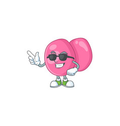 Super cute streptococcus pyogenes cartoon Vector Image