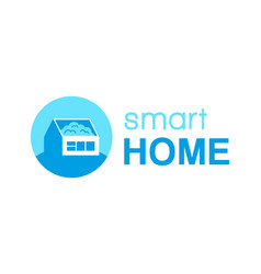 Smart home logo Royalty Free Vector Image - VectorStock